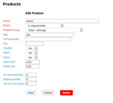 Inactivating Products